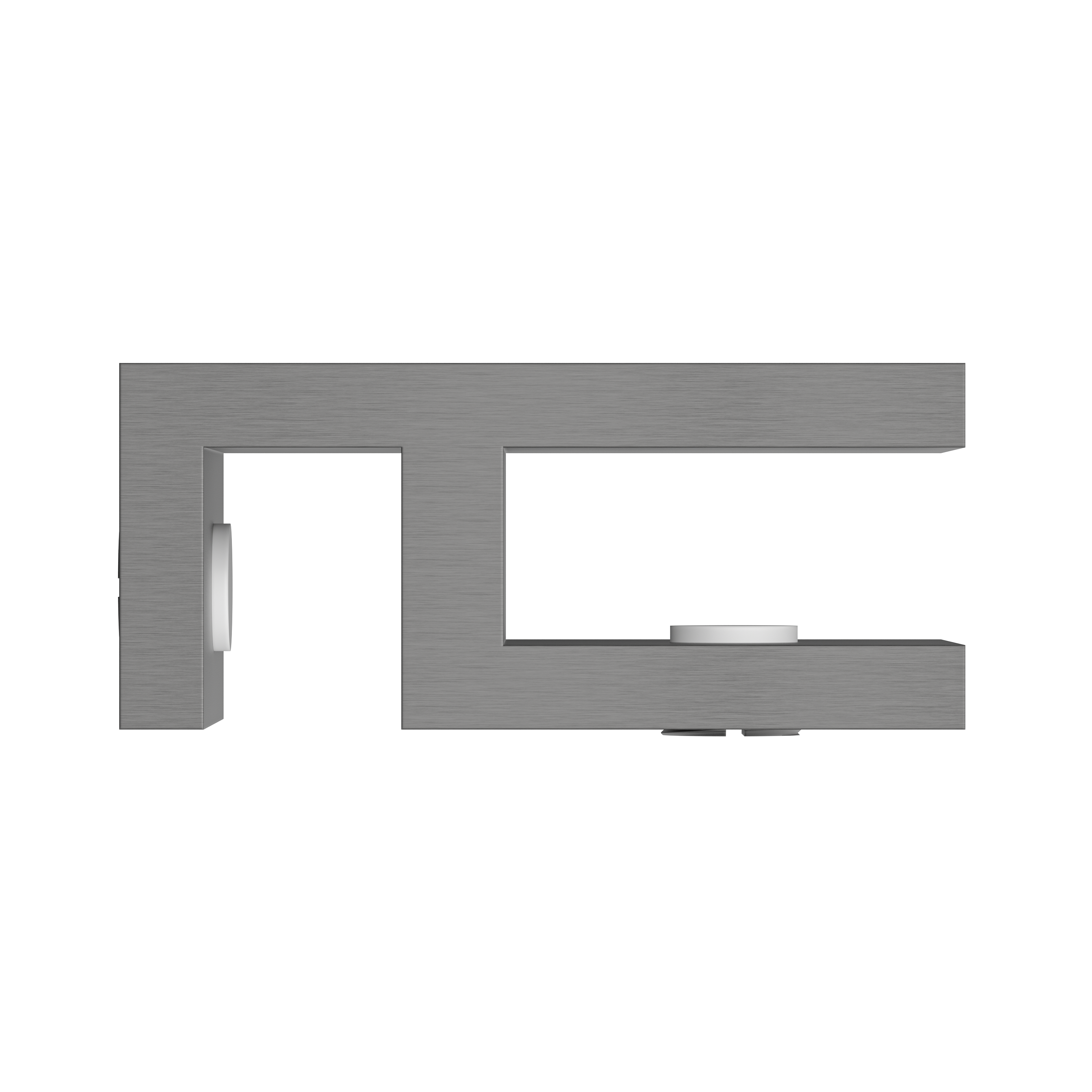 Boston Glass to Glass 90 Degree Clamp Brushed Gun Metal