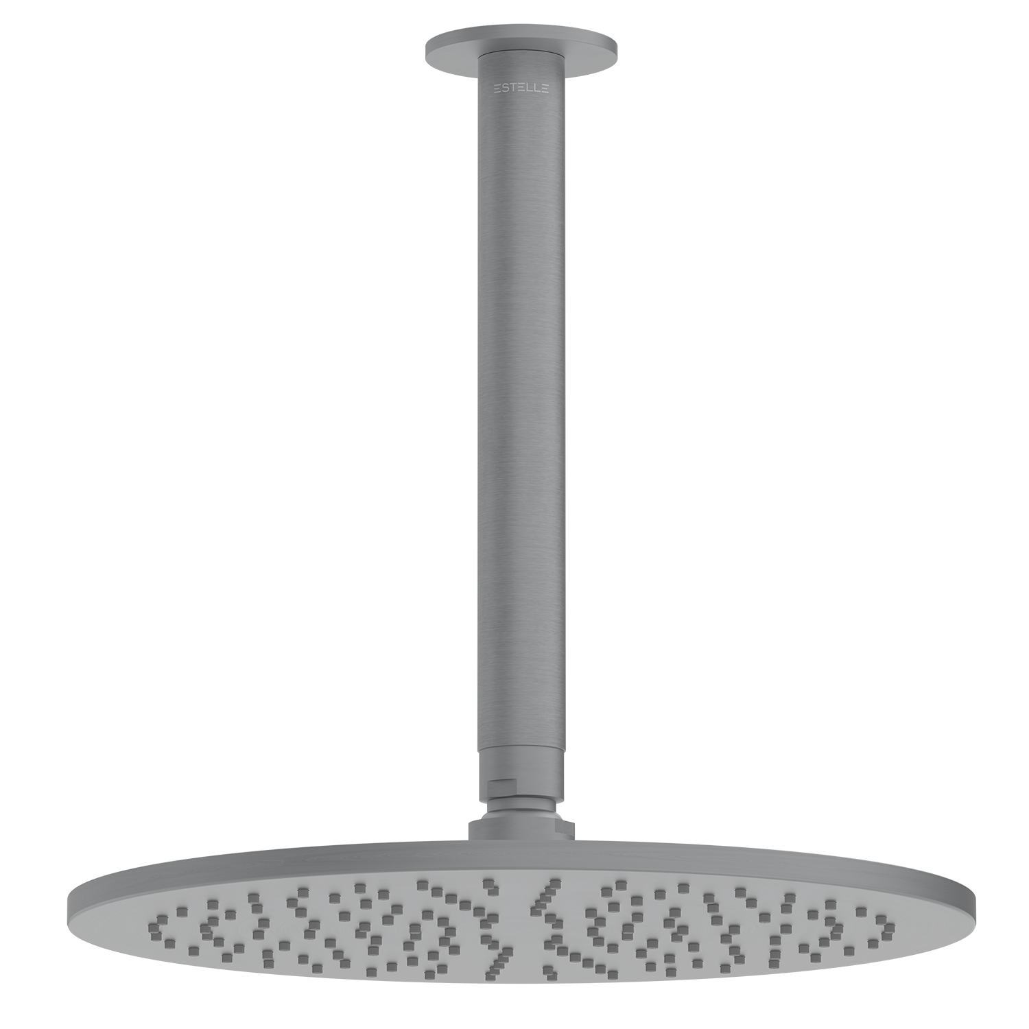 Pinnacles Ceiling Shower Arm and Head Brushed Gun Metal